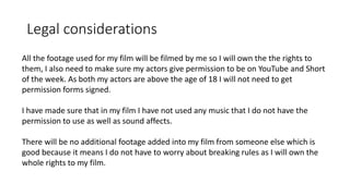 Legal and ethical report | PPTX