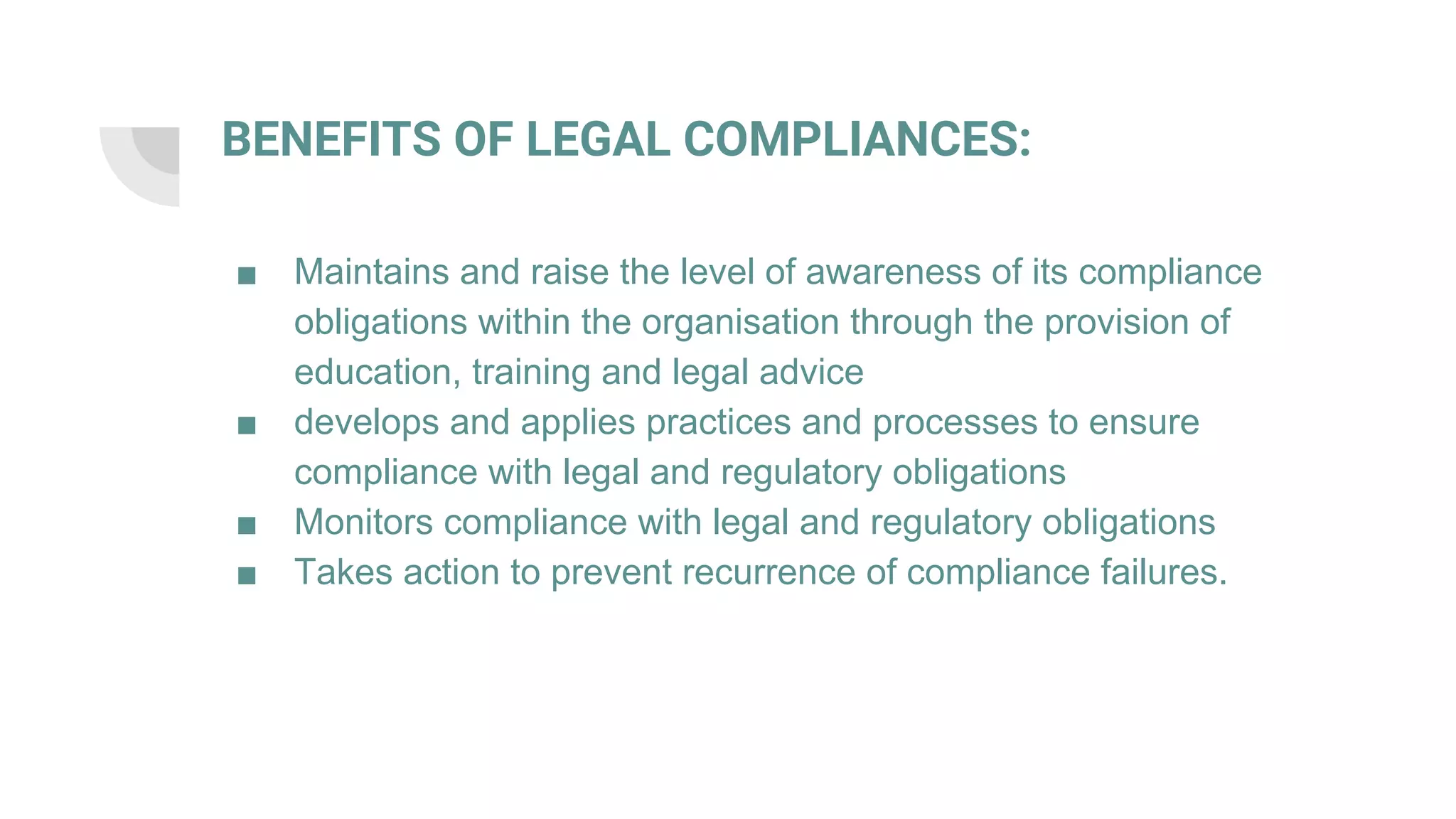 Legal and regulatory compliance | PDF