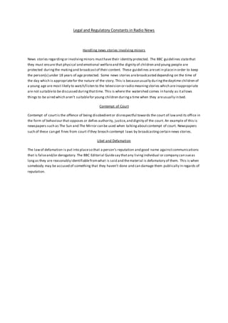 Legal Constraints | DOCX
