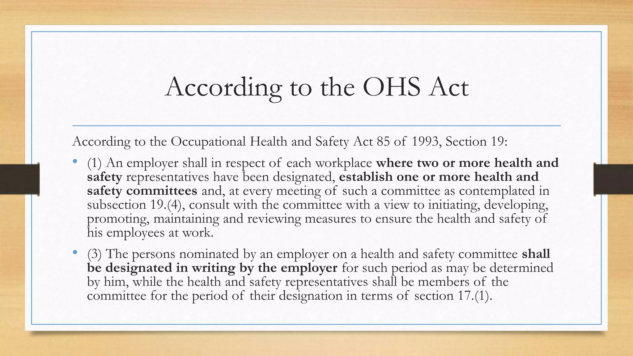 Legal appointments in the workplace | PPTX