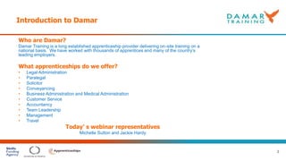 All about Damar's legal apprenticeships | PPTX
