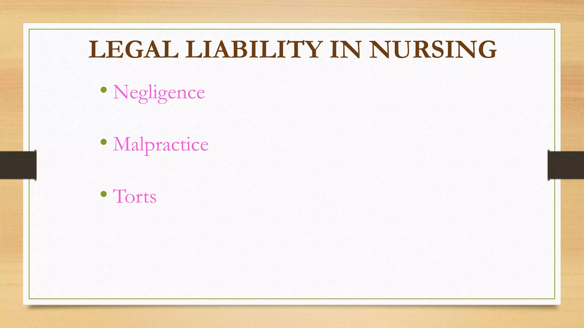 Legal and ethical aspect in Midwifery | PPTX