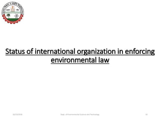 Legal aspect of environmental resource management | PPTX