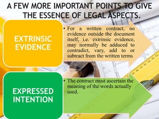 legal aspects of a contract (indian contract) | PPTX