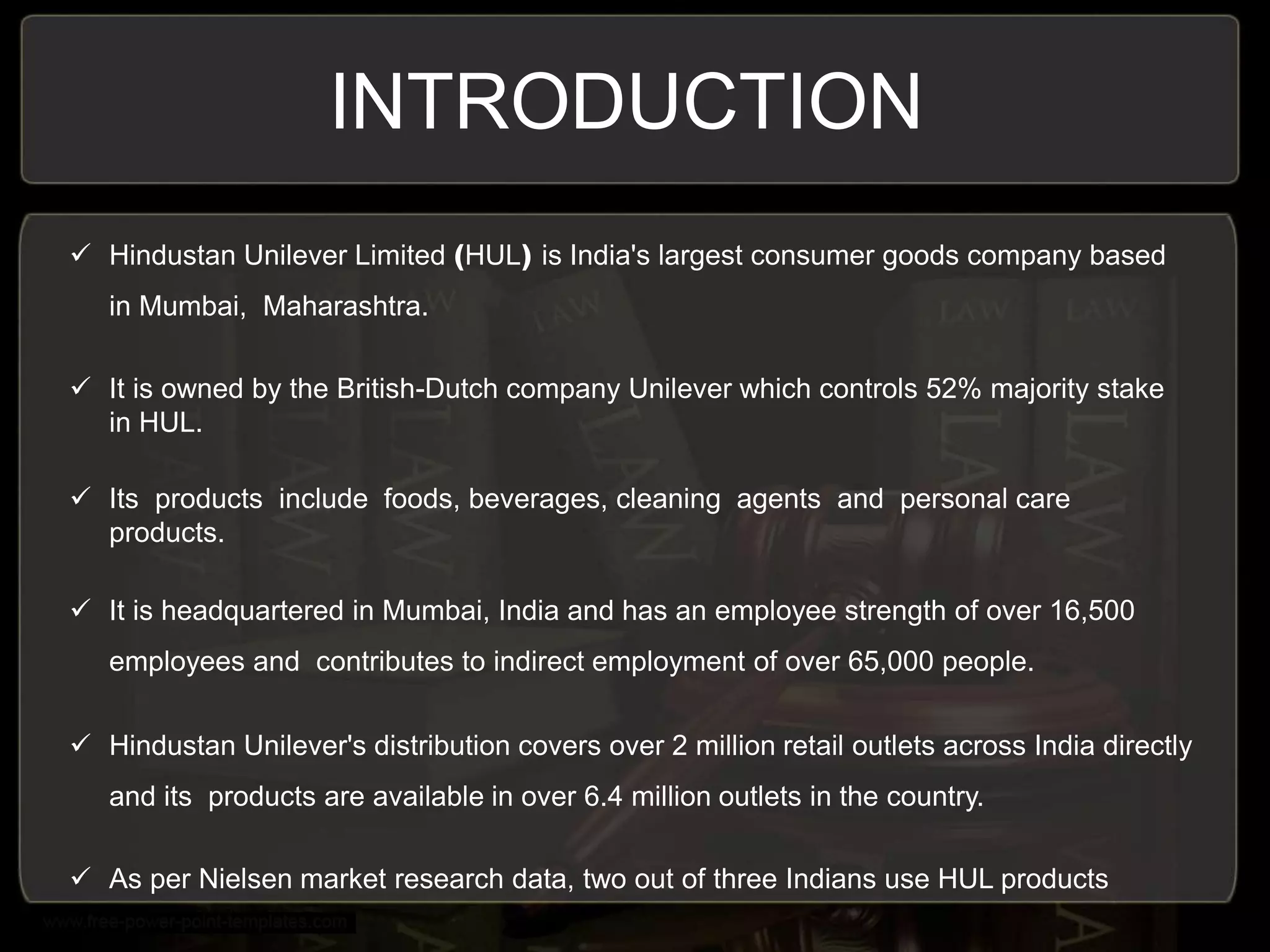 HUL CASE STUDY | PPT