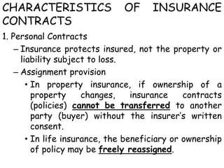 Legal aspects of insurance | PPTX