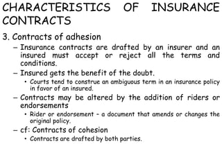 Legal aspects of insurance | PPTX