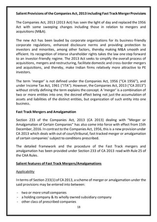 Legal aspects of mergers & acquisition | DOCX