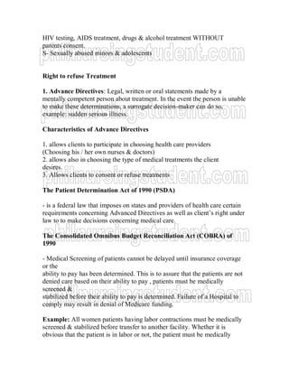 Legal aspects of nursing philnursingstudent | PDF