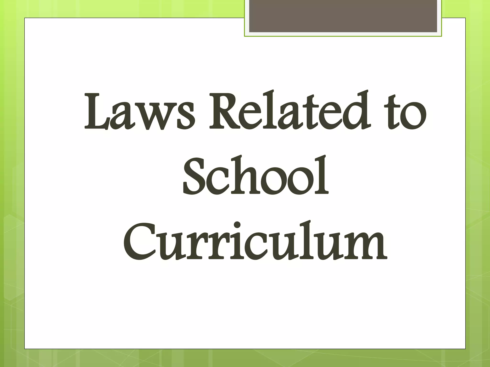 Legal bases of school administration | PPTX