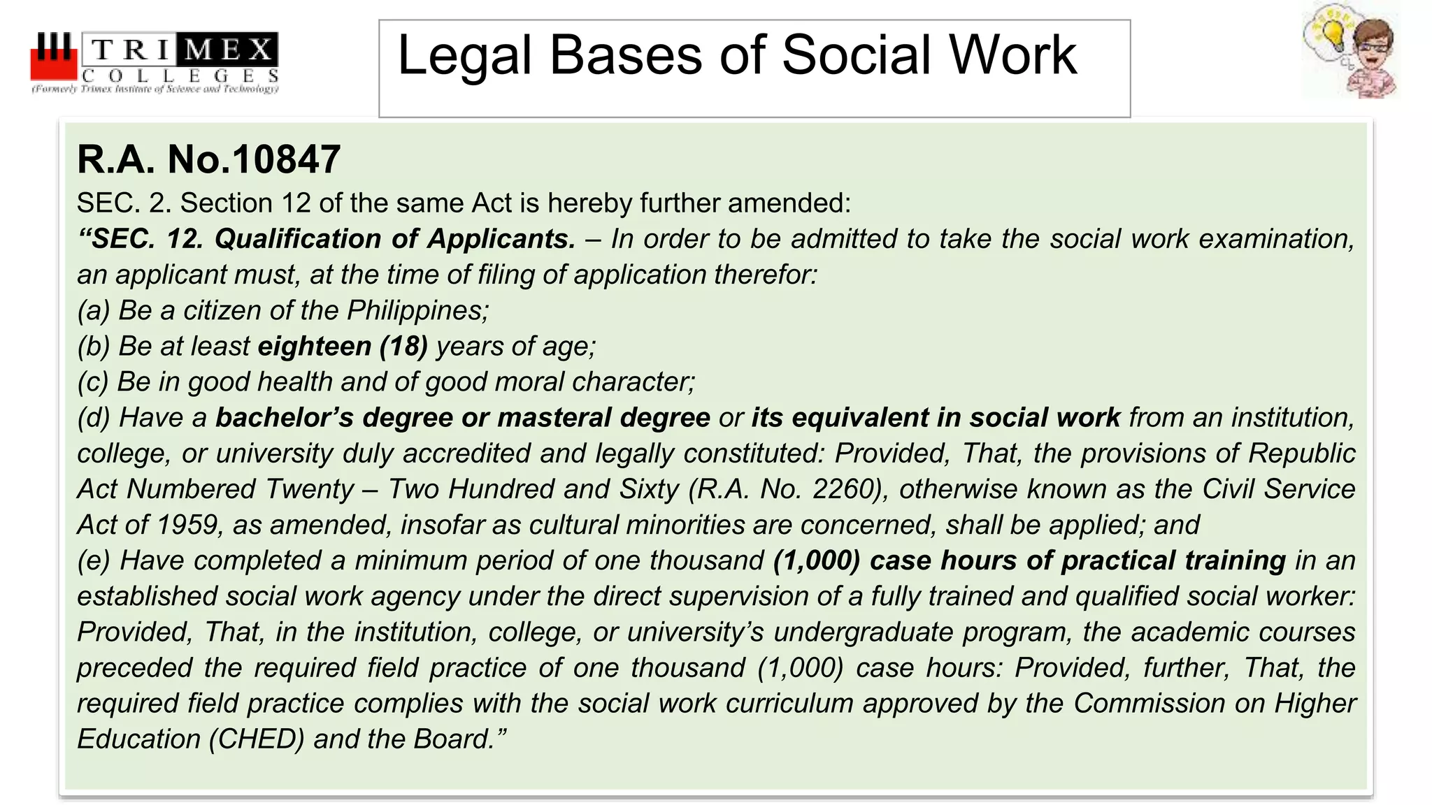 LEGAL BASES OF SOCIAL WORK IN THE PHILIPPINES.pptx