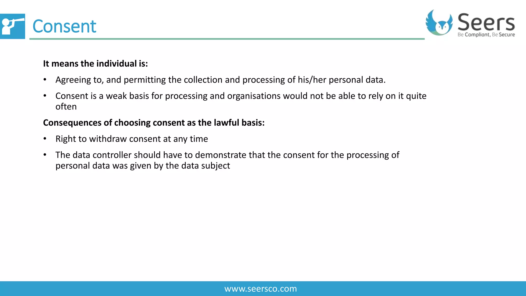 Legal Basis in GDPR | PPTX