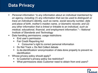 Legal challenges of big data | PPTX