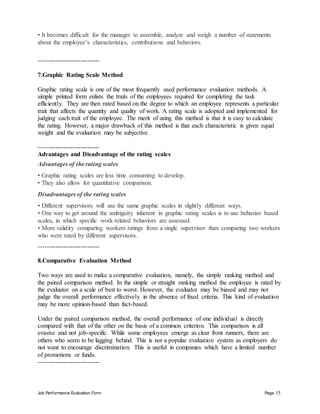 Legal clerk performance appraisal | DOCX
