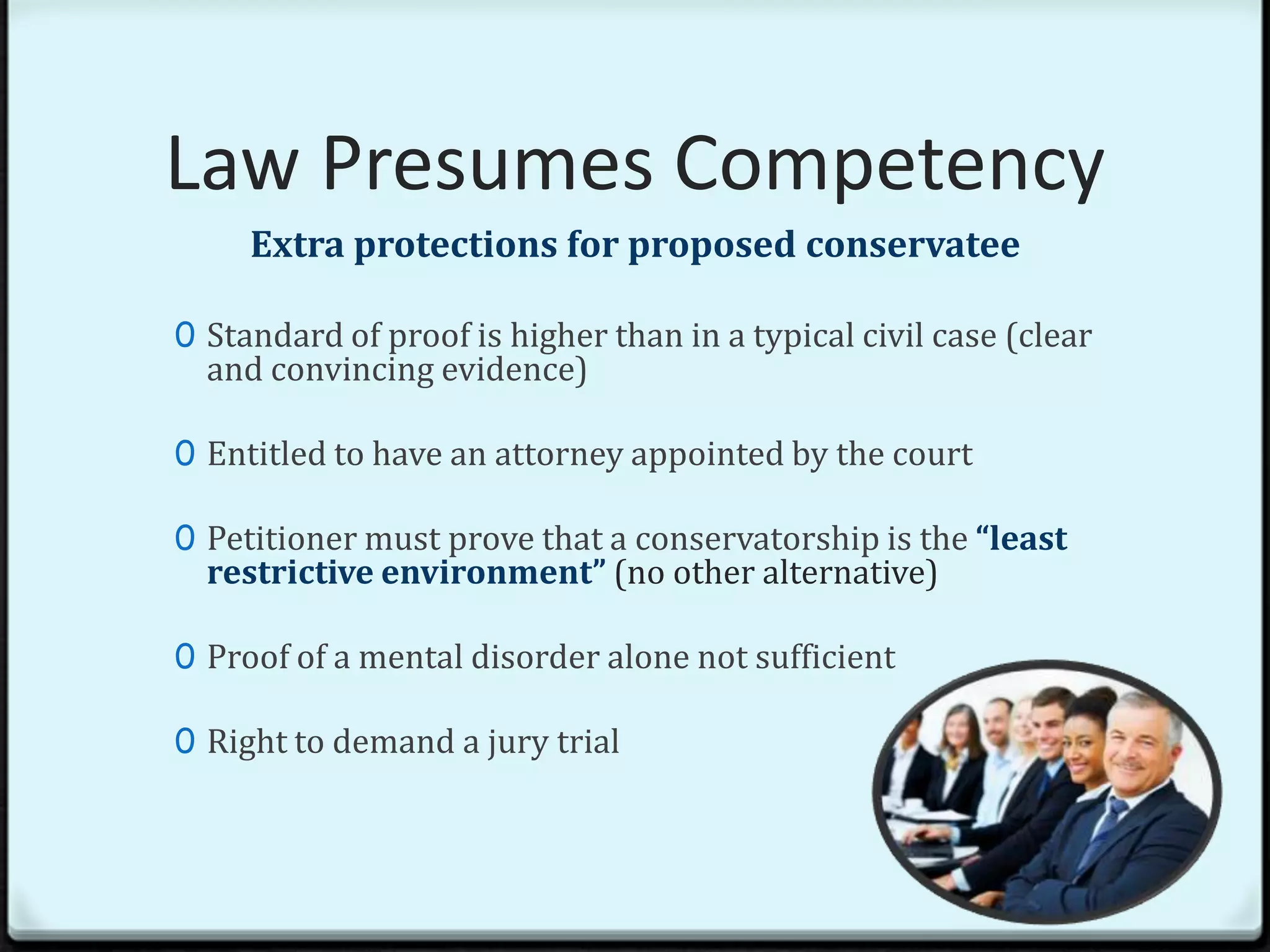 How Courts Determine Legal Competency | PPT