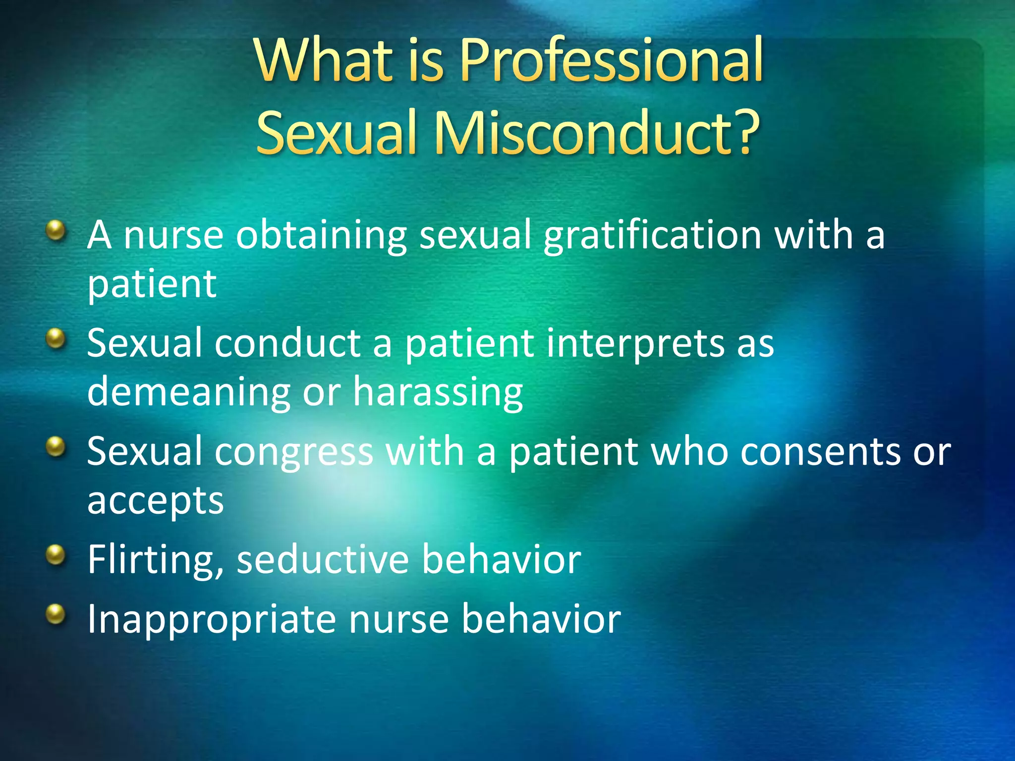 Legal considerations sexual misconduct in the workplace | PPT