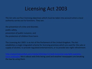 Legal constraints in media | PPTX