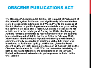 Legal constraints in media | PPTX