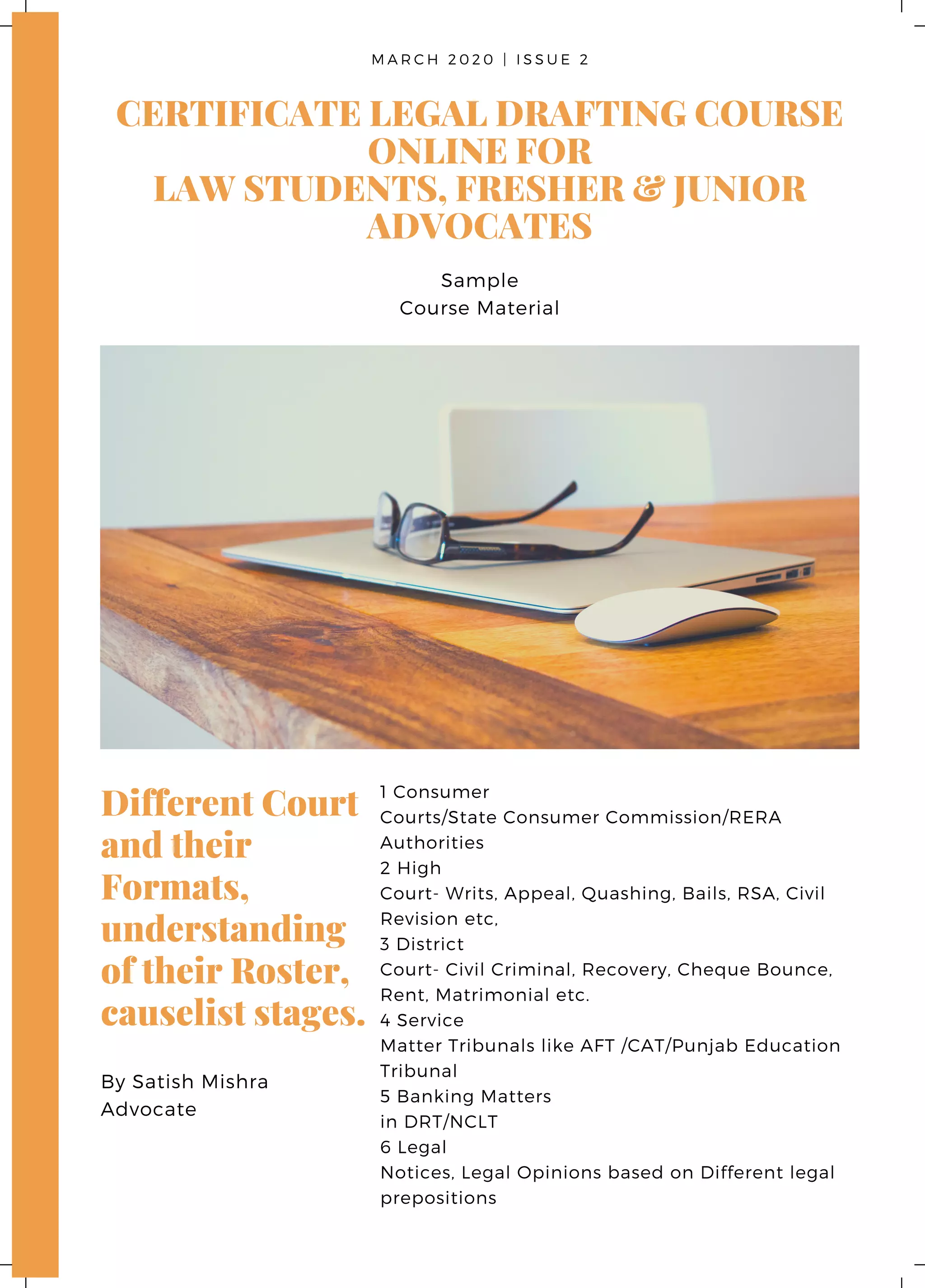 Legal Drafting Best Course Online (Sample Material) | PDF