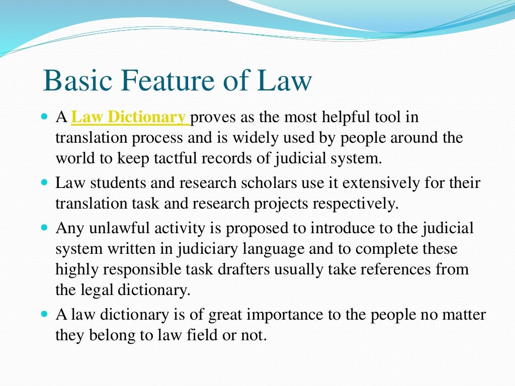 Legal Dictionary legal-dictionary