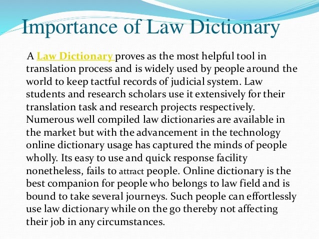 Legal Dictionary legal-dictionary