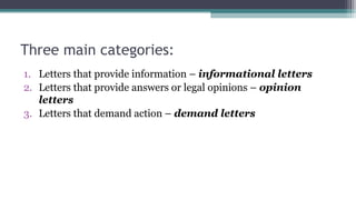 Legal Office Procedure - Correspondence.ppt
