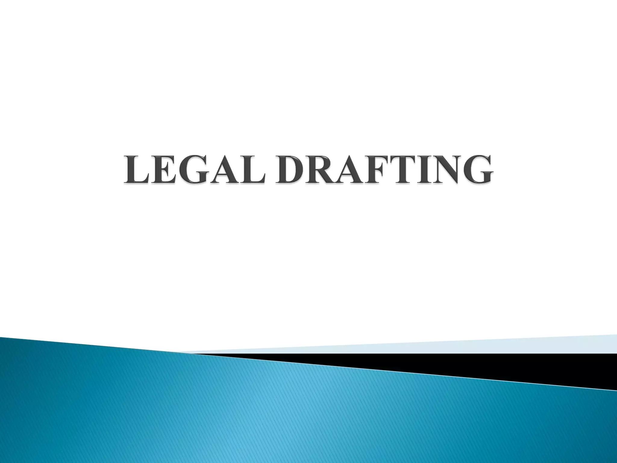 Legal Drafting | PDF
