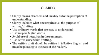 Legal drafting. | PPTX