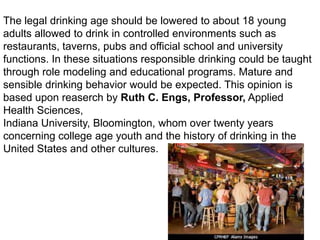 Legal drinking age | PPTX