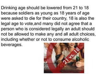 Legal drinking age | PPTX