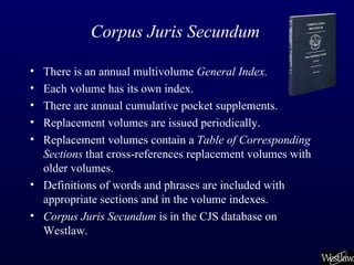 Legal Encyclopedias | PPT