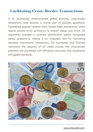 Legal Entity Identifier (LEI) for Large Value Transactions in ...