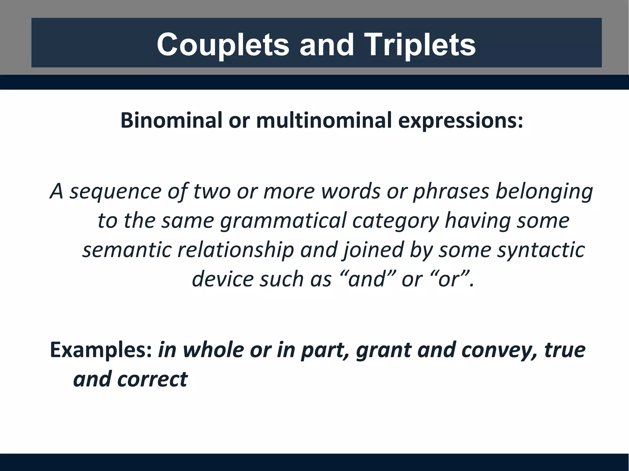 An Introduction to Legalese: The Language of Contracts | PPTX