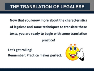 An Introduction to Legalese: The Language of Contracts | PPTX