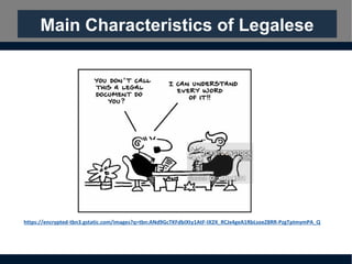 An Introduction to Legalese: The Language of Contracts | PPTX