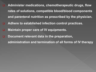 Legal, ethical and documentation aspects on IV Therapy | PPTX
