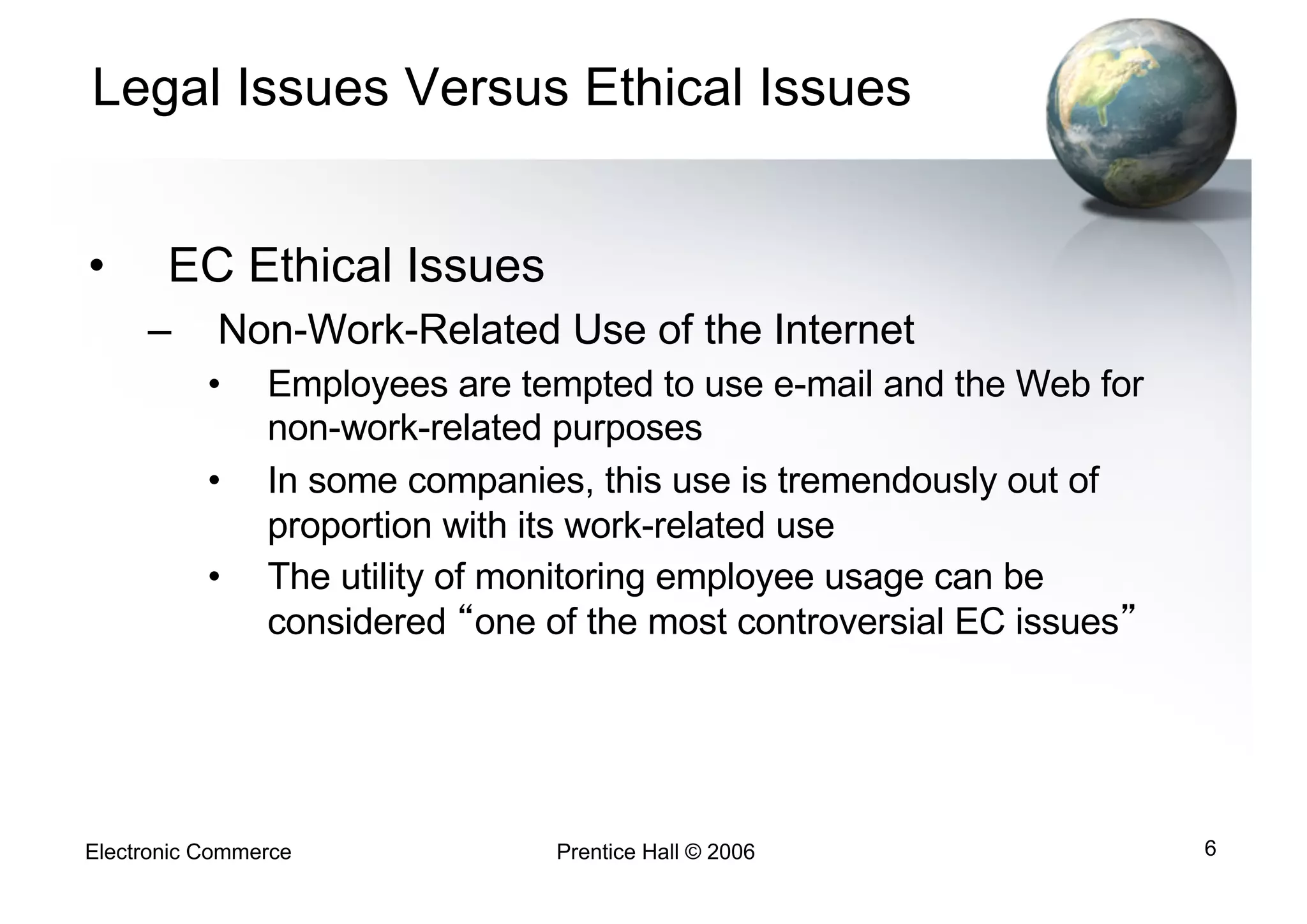Legal ethical issues E commerce | PDF