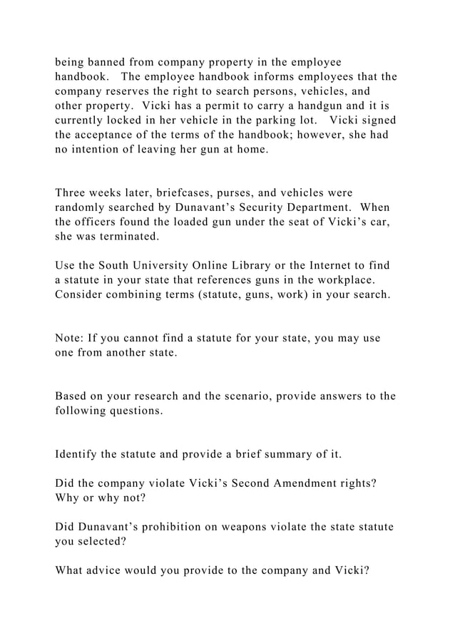 Legal & Ethical ScenariosSelecttwoof the three scena.docx