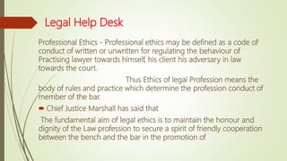 Legal ethics | PPTX
