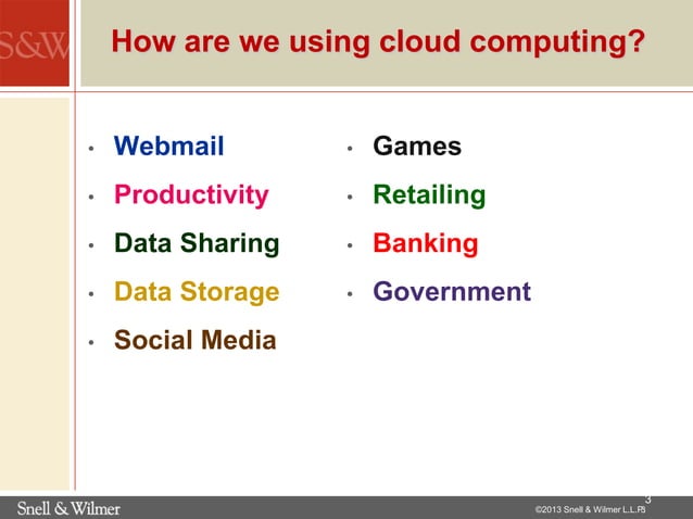 Legal ethics & cloud computing | PPT