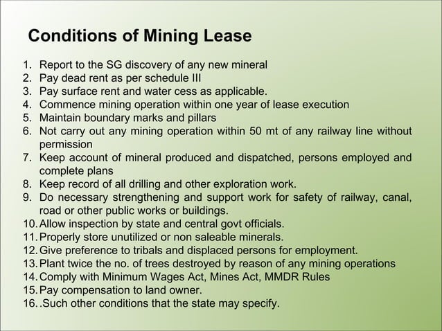 Legal flow schemes for a greenfield mining project | PPT | Commodities ...