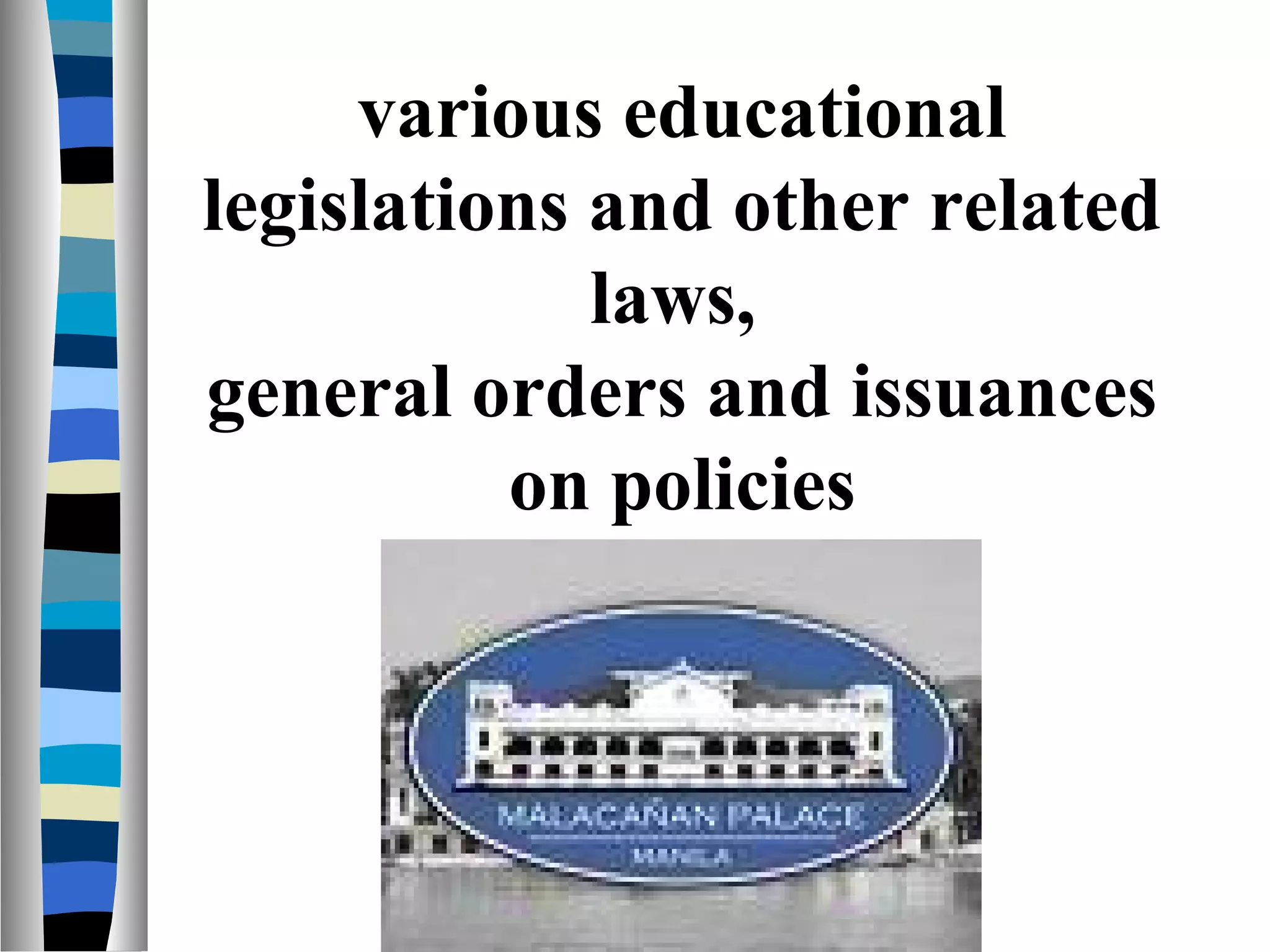 Legal foundation of education | PPT