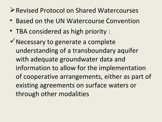 Legal framework for transboundary water management Raya Stephan | PPT