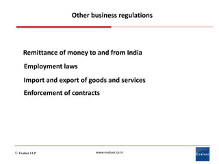 Legal framework of doing business in india | PPTX