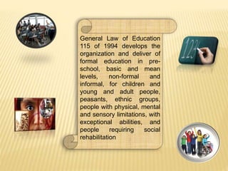 Legal framework of education in colombia | PPTX