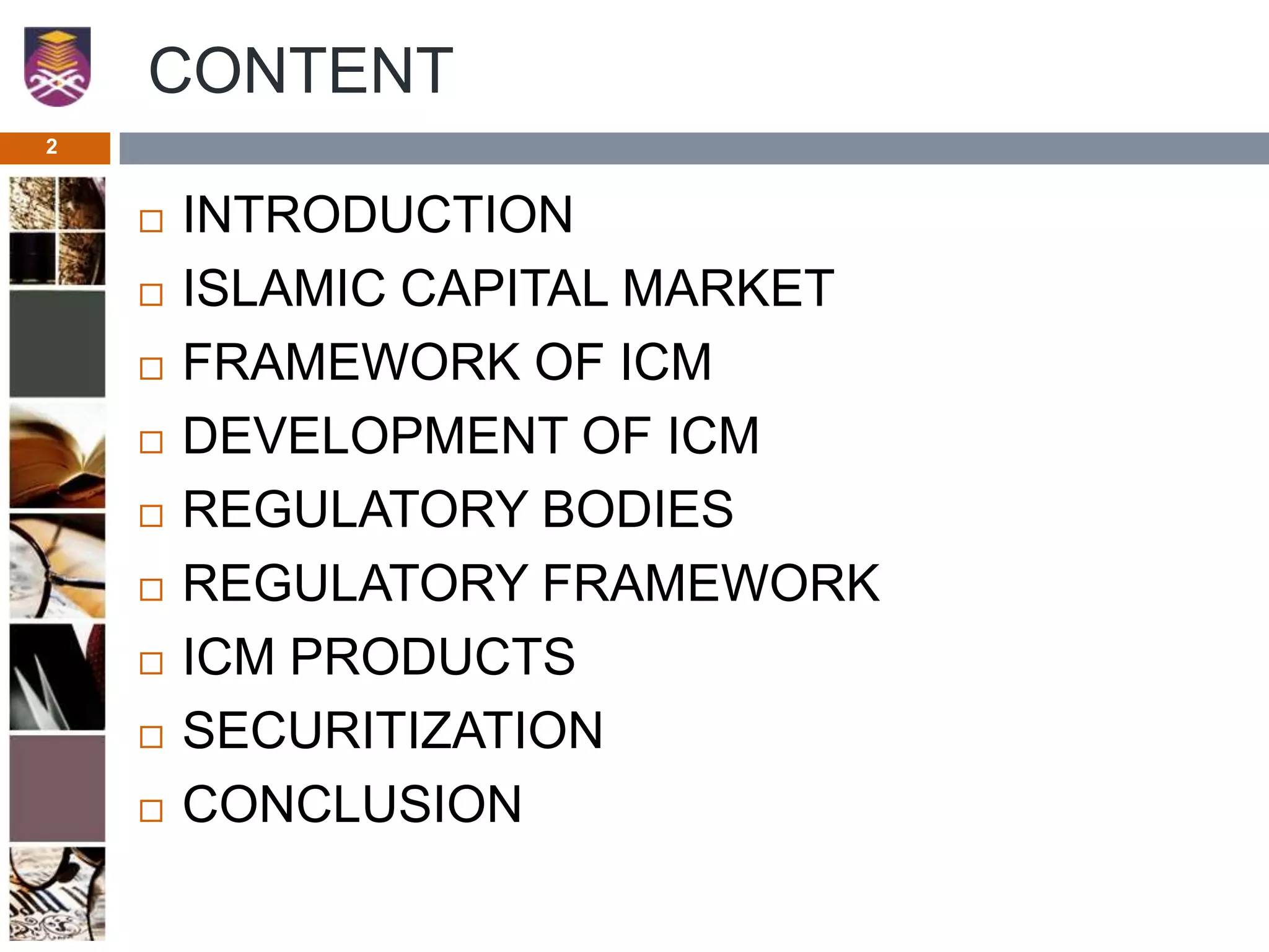 Legal Framework of Islamic Capital Market | PPTX