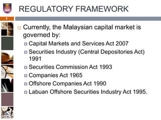Legal Framework of Islamic Capital Market | PPTX