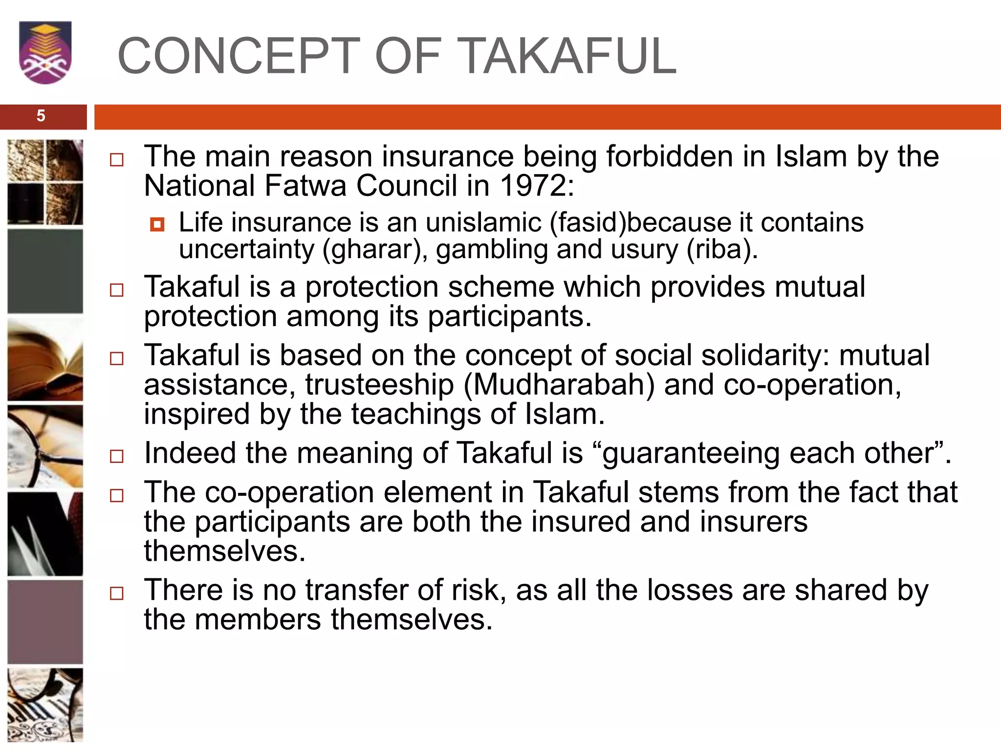 Legal Framework of Takaful | PPTX