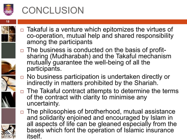 Legal Framework of Takaful | PPTX | Life Insurance | Insurance