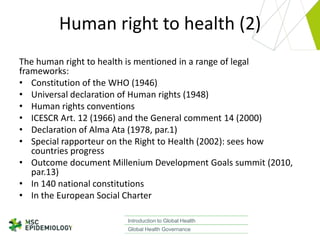 Legal frameworks global health governance | PPT